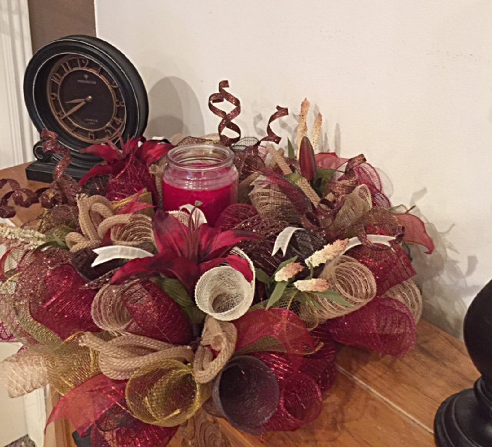 20 Chocolate Lily Candle Arrangement Candle Not | Etsy