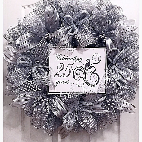 Silver Deco Mesh - Etsy