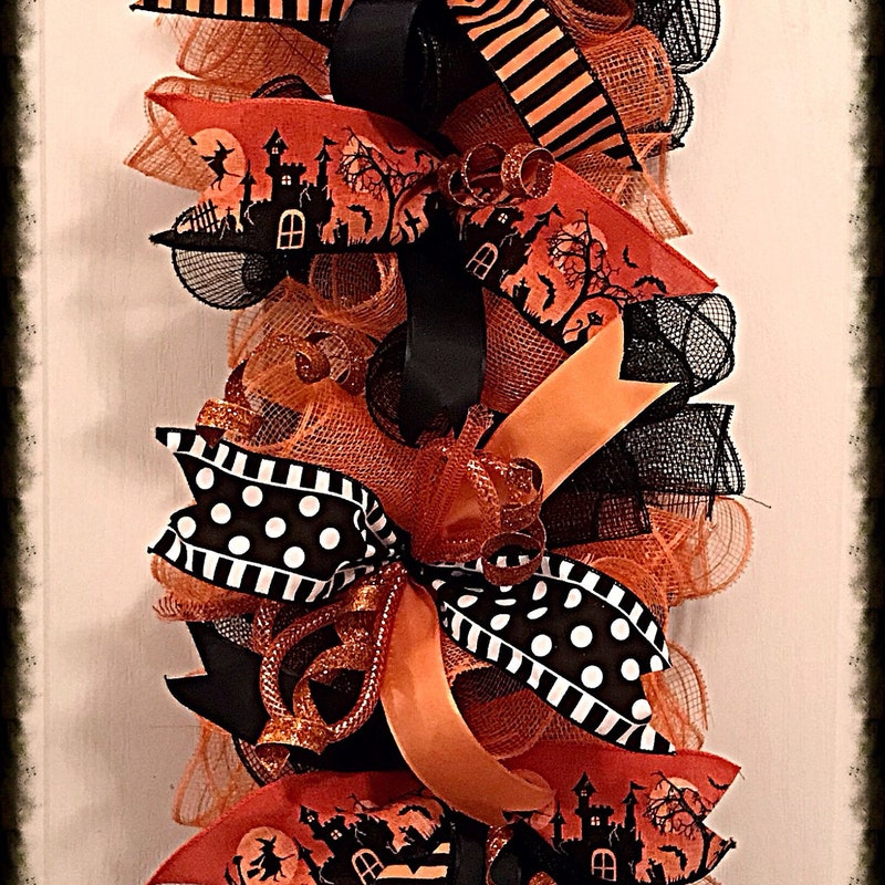 Halloween Mesh Swag - Etsy
