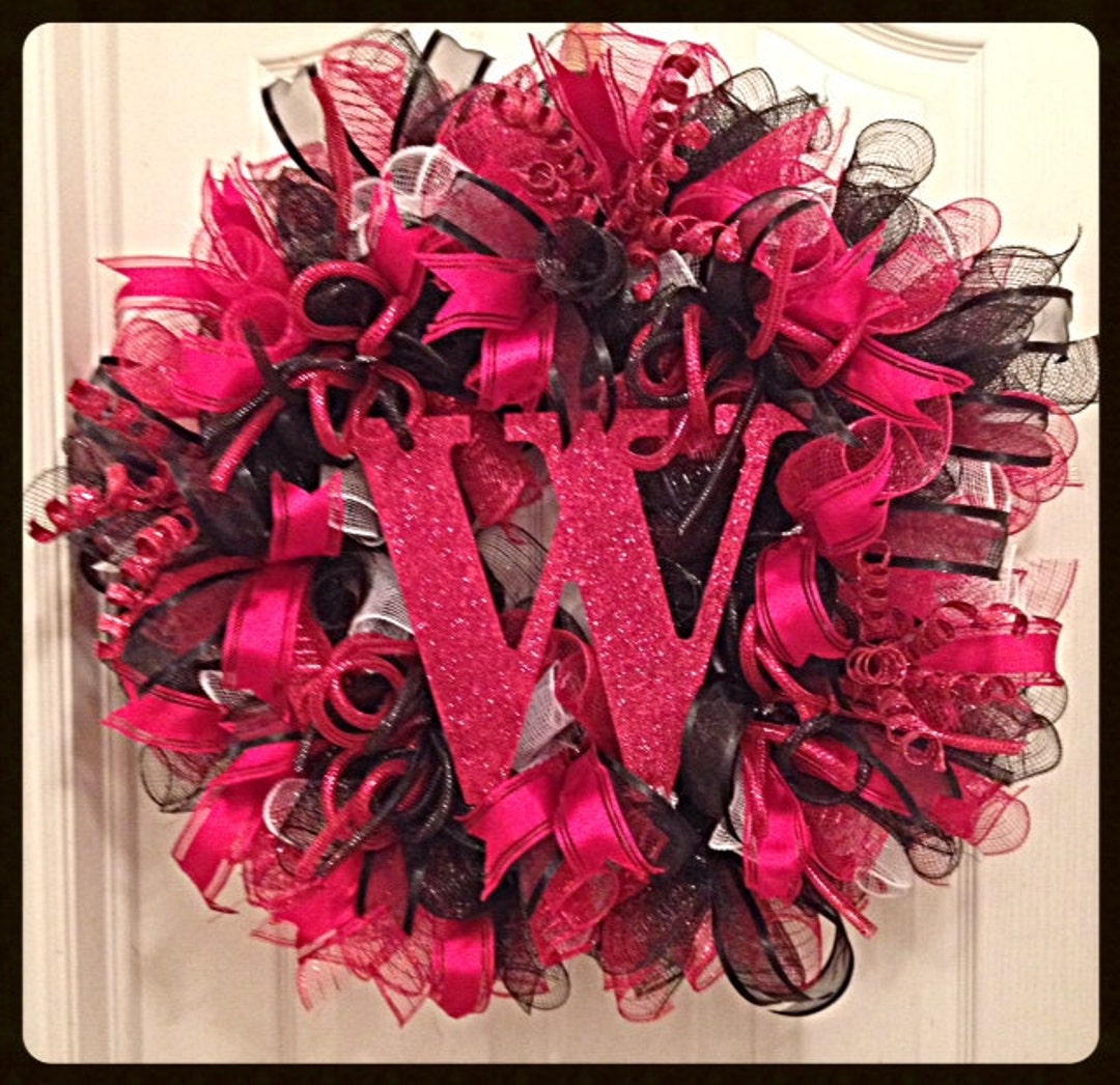 Custom Sports Team Wreath/custom College Wreaths/custom High School ...