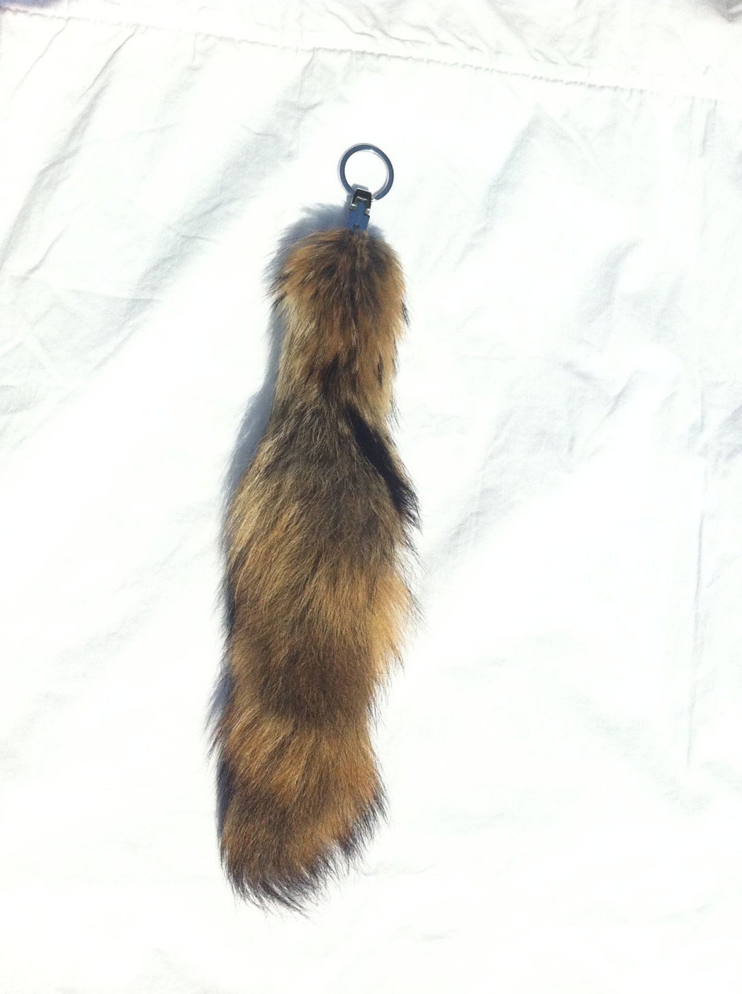 Genuine Coyote Tail Key Ring - Etsy