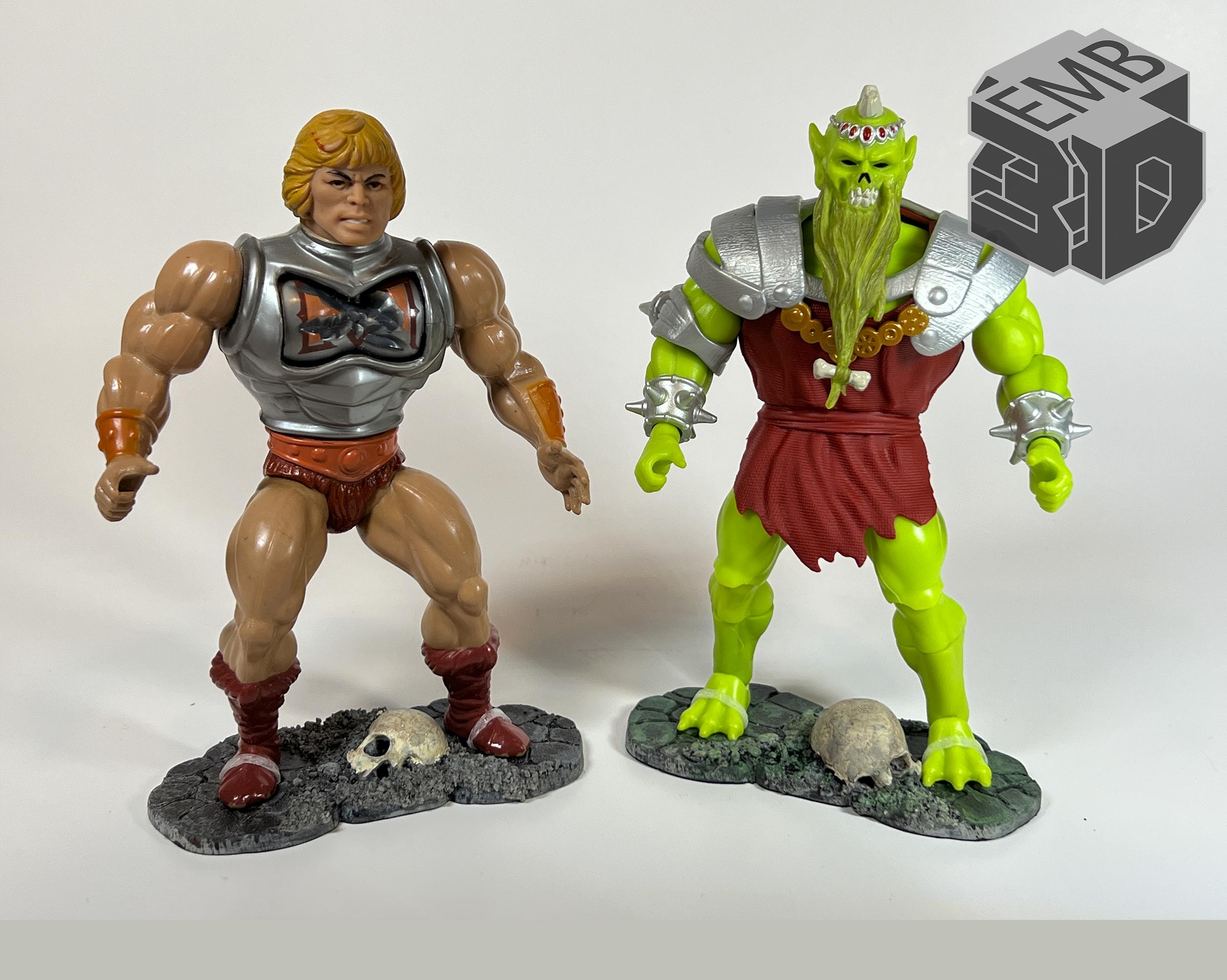 MOTU Masters of the Universe / He-man Action Figure Display Stand ...