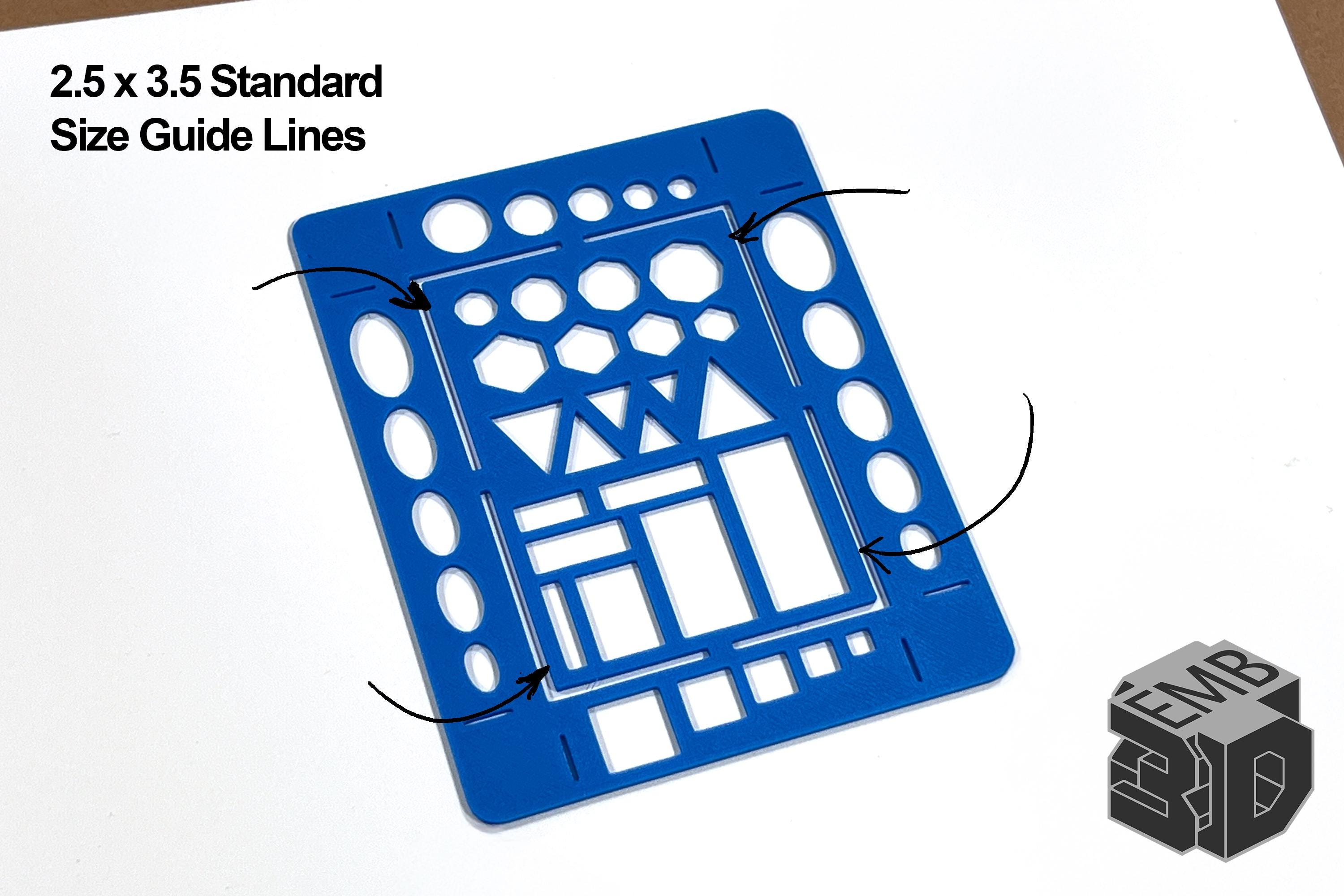 Artist Trading Card Template and Stencil - Atcs – Primitive Shapes ...
