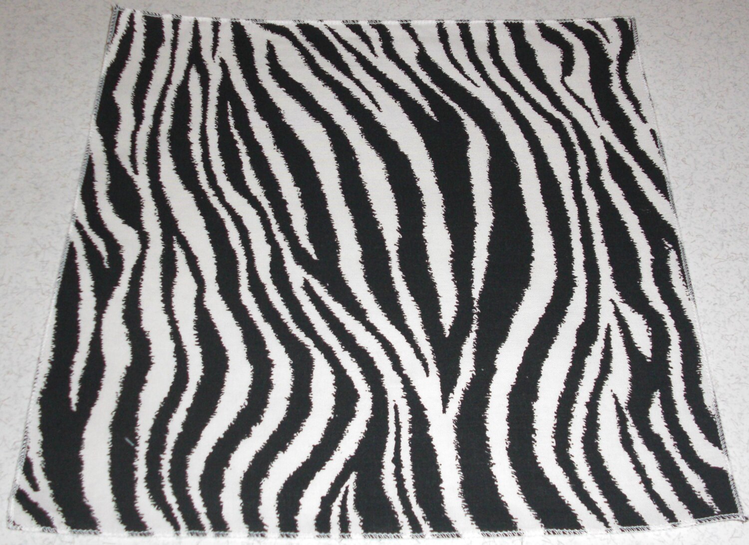 11 X 11 Zebra Print Pocket Square - Etsy