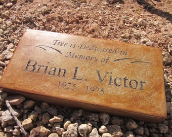 Tree Memorial Stone - Etsy