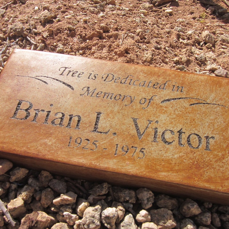 Memorial Tree Plaque - Etsy