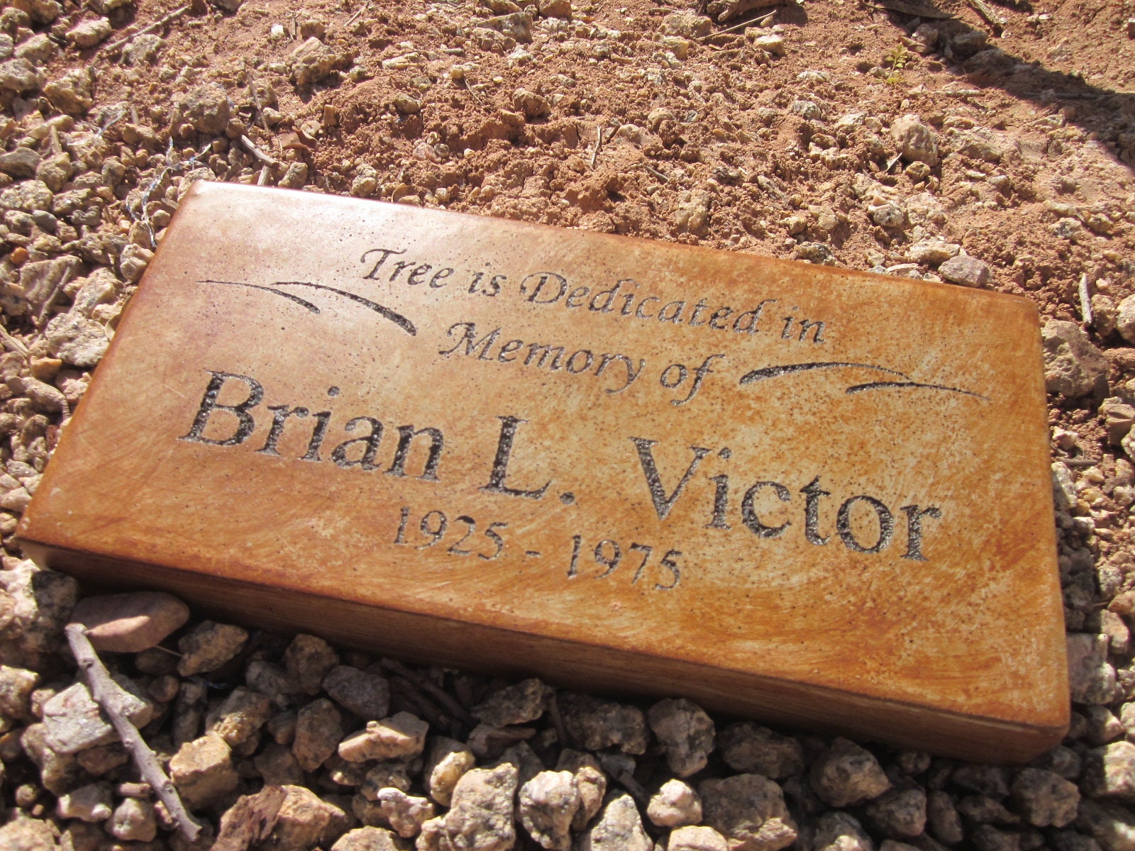 Personalized Engraved Memorial Stone 11.5x | Etsy