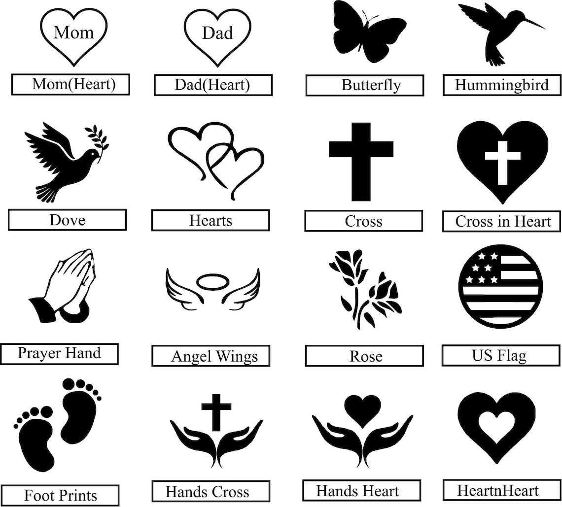 Custom Engraved Memorial & Tribute Stone 11.5x11.5 - Etsy