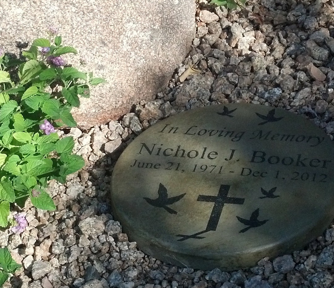 Memorial & Tribute Stone 11 Inch in Loving Memory - Etsy