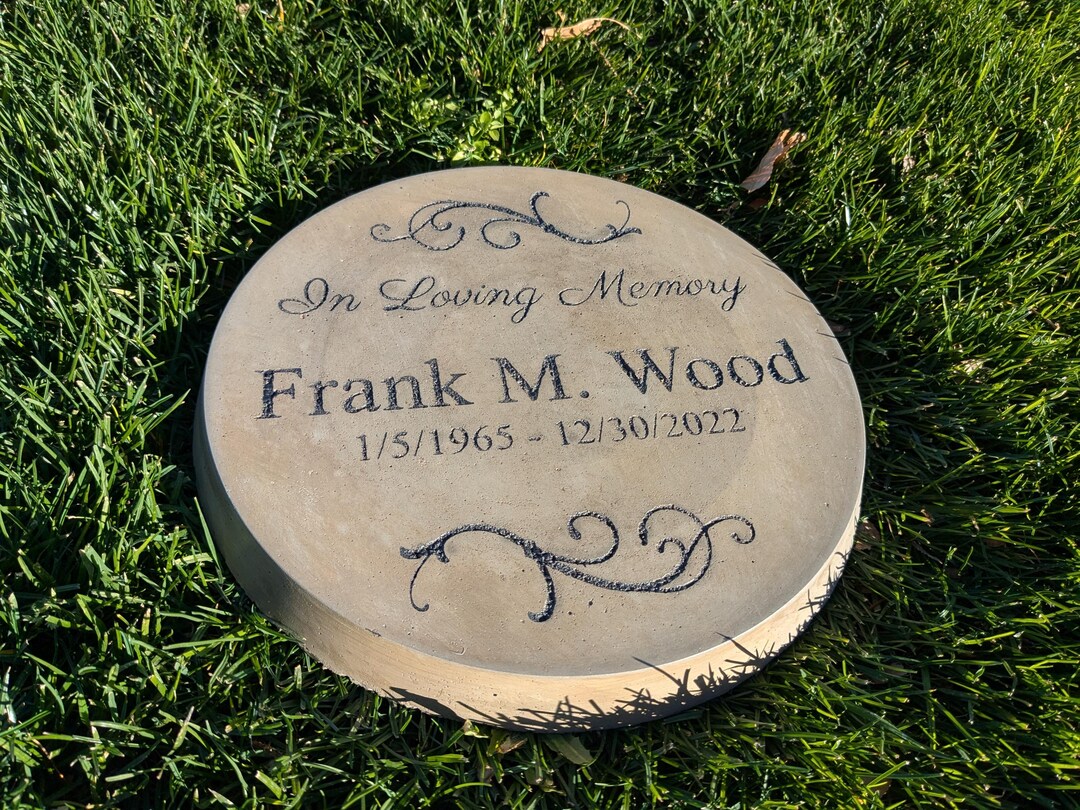 Custom Engraved Memorial & Tribute Stone 11 Inch in Loving Memory - Etsy