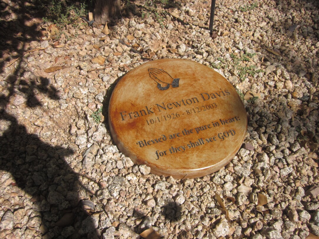 Memorial & Tribute Stone 11 Inch Blessed Are the Pure in Heart: for ...