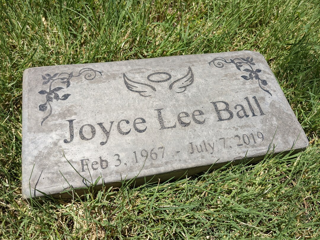 Personalized Engraved Memorial Stone 11.5"x 5.5" Select From 16 ...