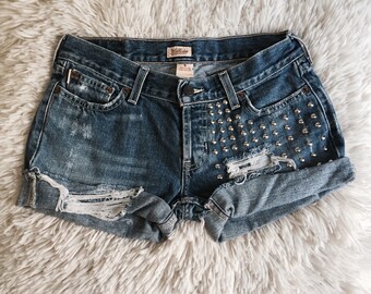Studded shorts | Etsy