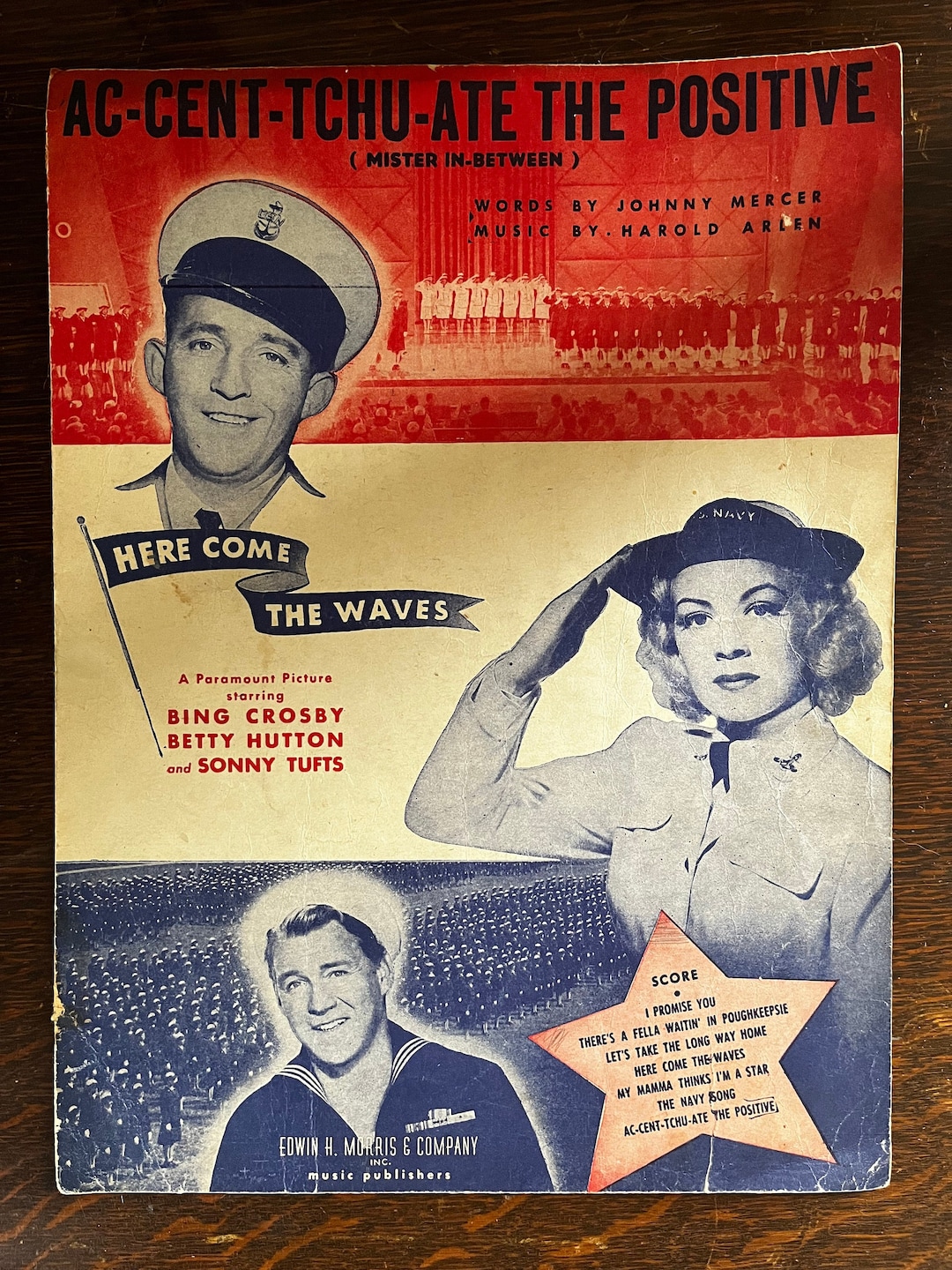 Ac-cent -tchu-ate the Positive - Sheet Music for WWII Bing Crosby ...