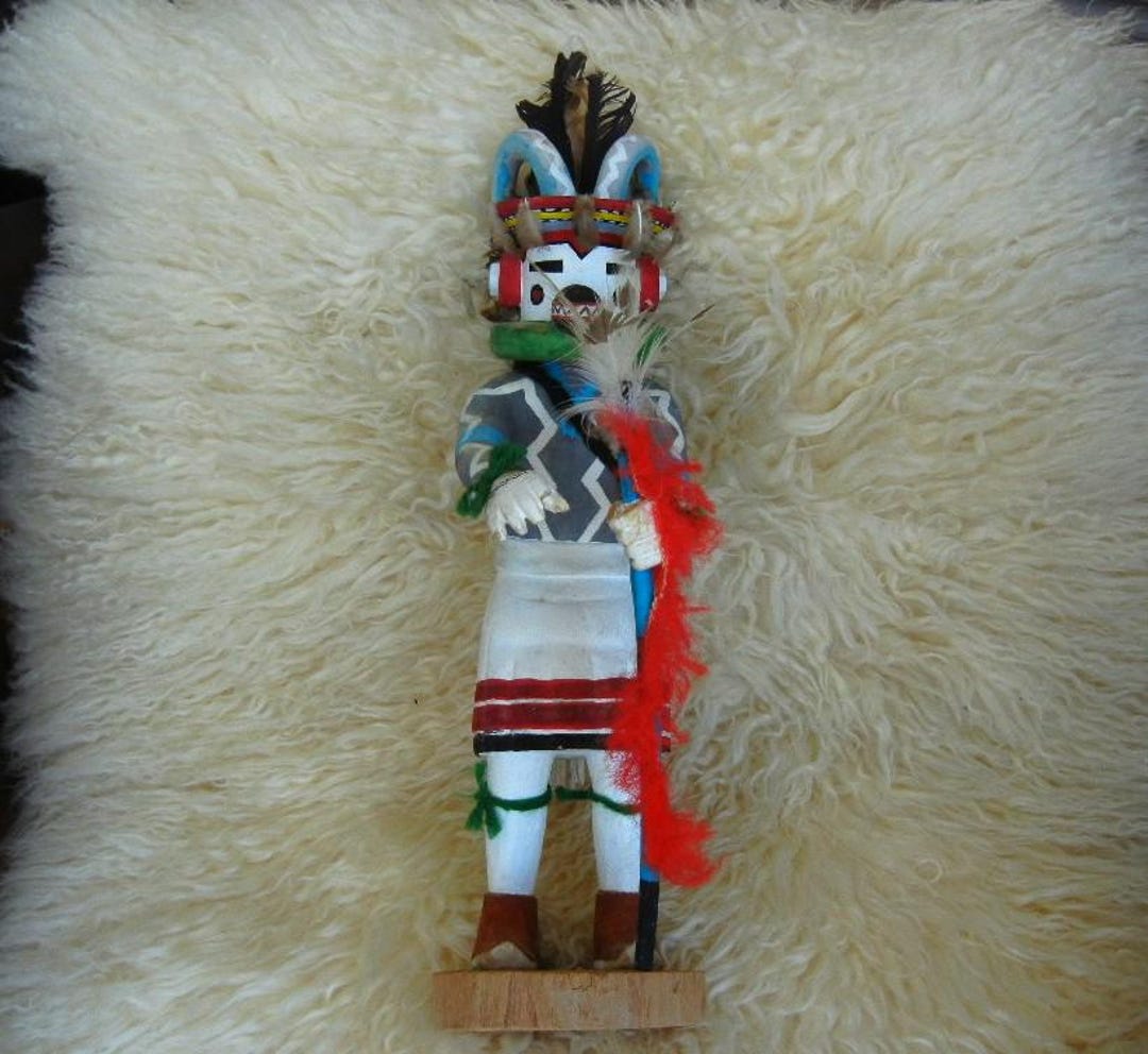 Vintage Hopi Kachina Katsina, Big Horn Ram or Pang, C. 1970 - Etsy
