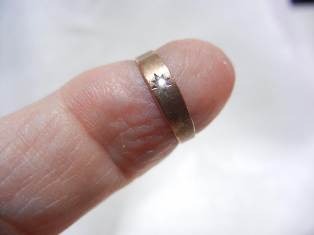 Antique Victorian Diamond and Pinchbeck Baby's Ring - Size 2 - Etsy