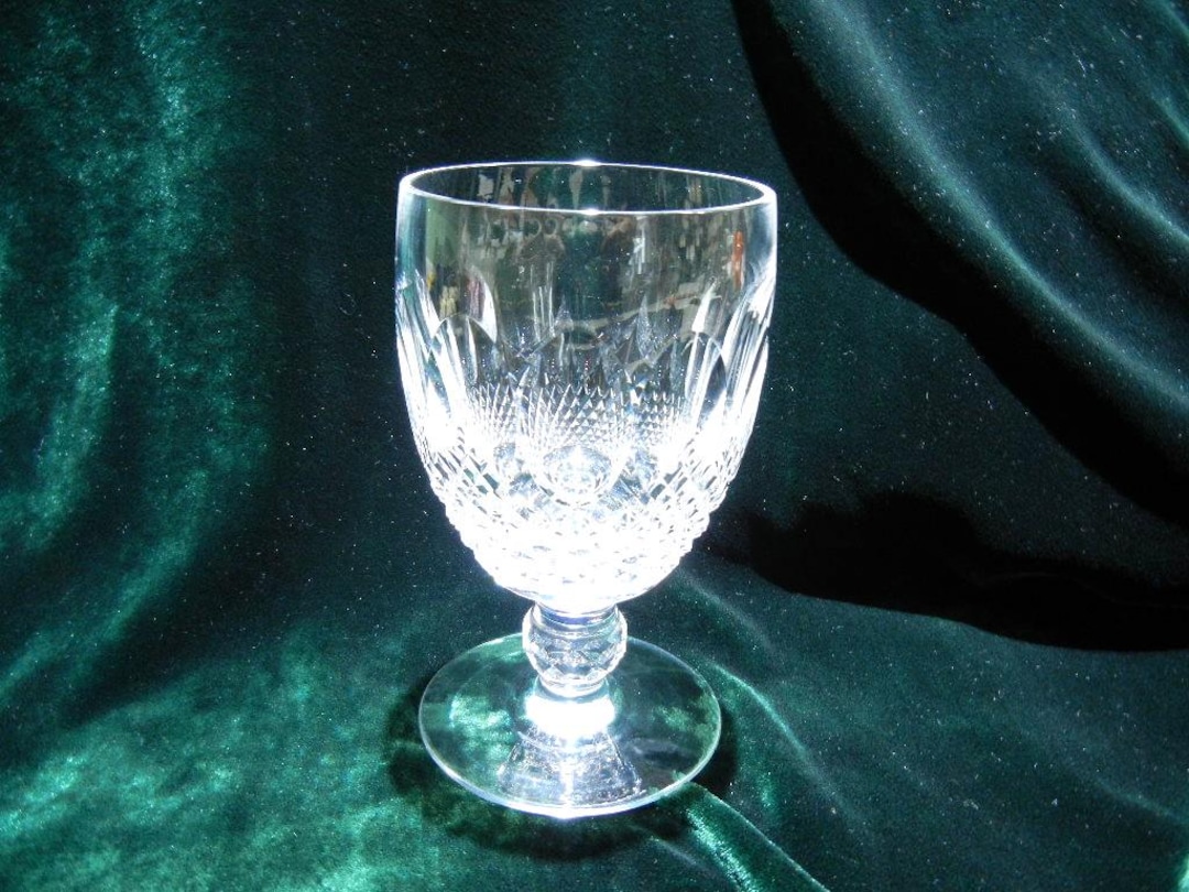 Vintage Waterford Colleen Crystal Water Goblet, 5.25" Tall, C. 1970 - Etsy