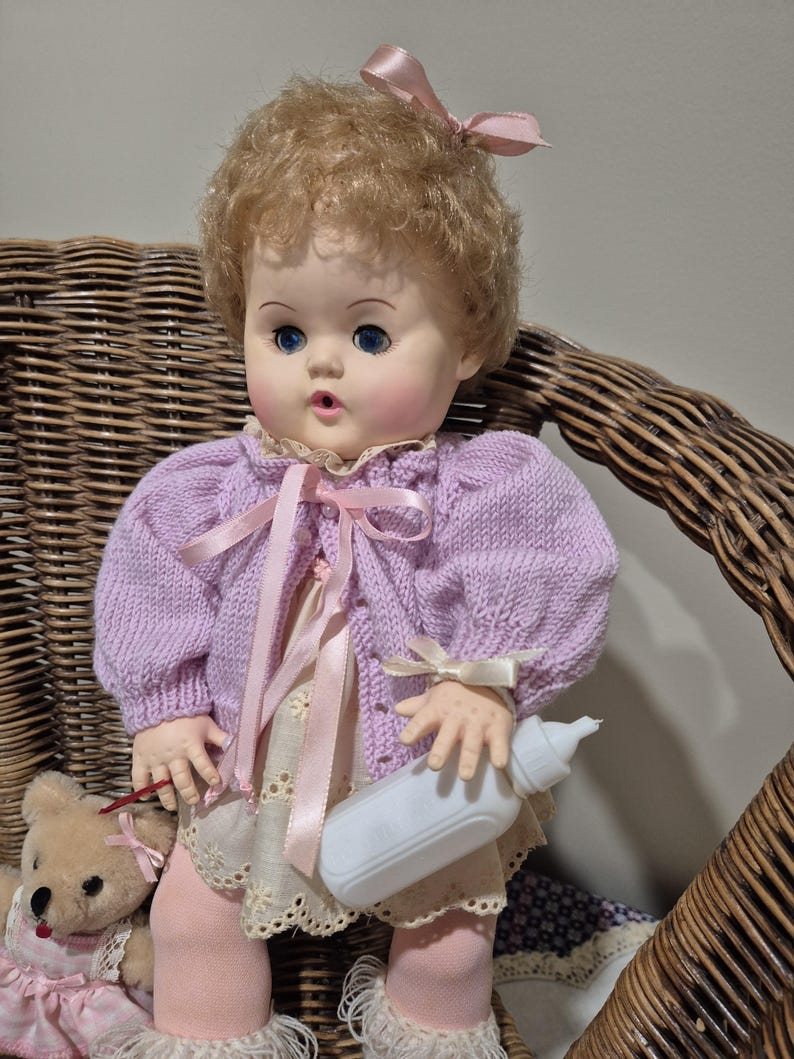 1960s EFFANBEE Reissued Vinyl 'dy-dee' Baby Doll With Curly Hair ...