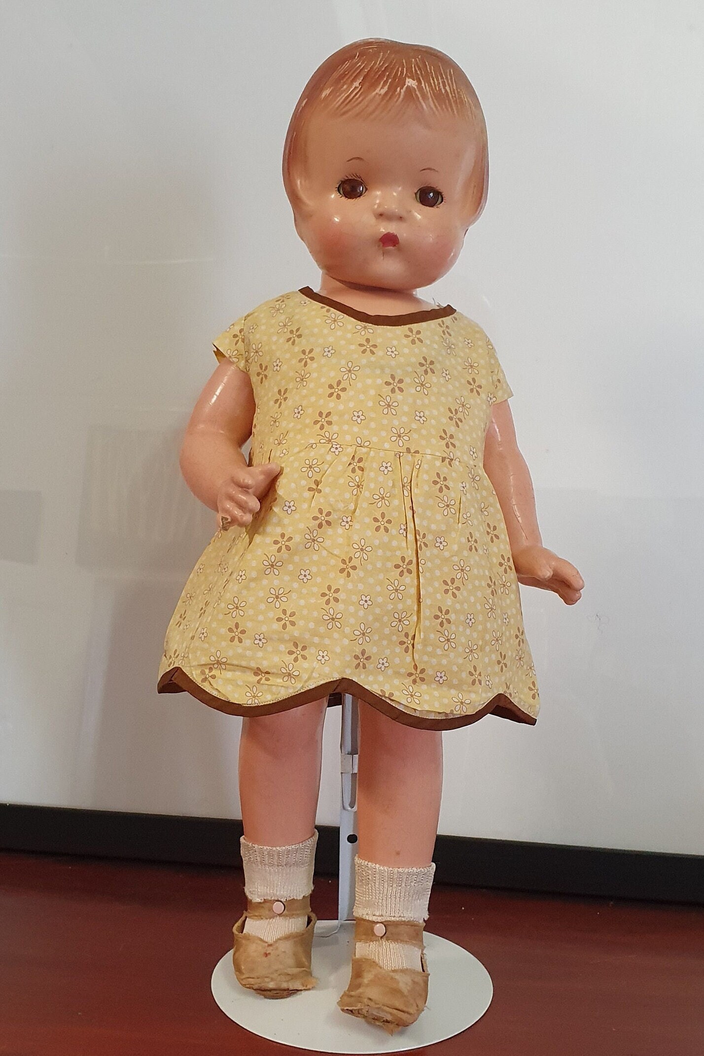 A Pretty Brown-eyed 1930s Patsy Ann in Vintage Clothing and Shoes With ...