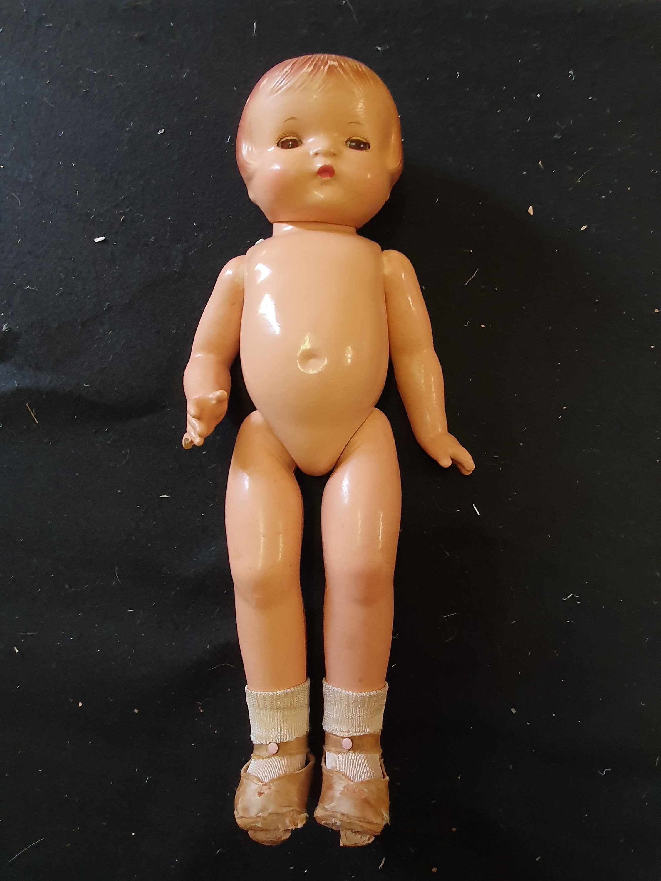 A Pretty Brown-eyed 1930s Patsy Ann in Vintage Clothing and Shoes With ...