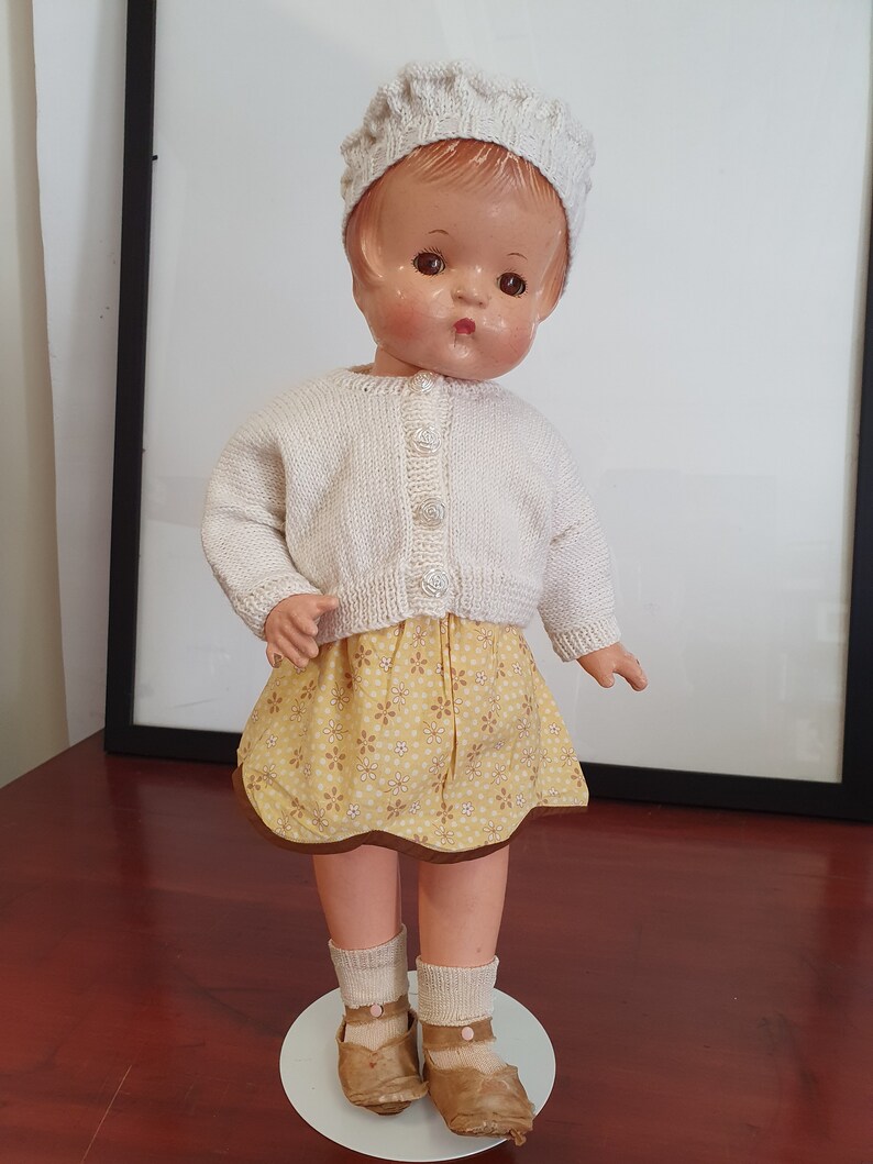 A Pretty Brown-eyed 1930s Patsy Ann in Vintage Clothing and Shoes With ...