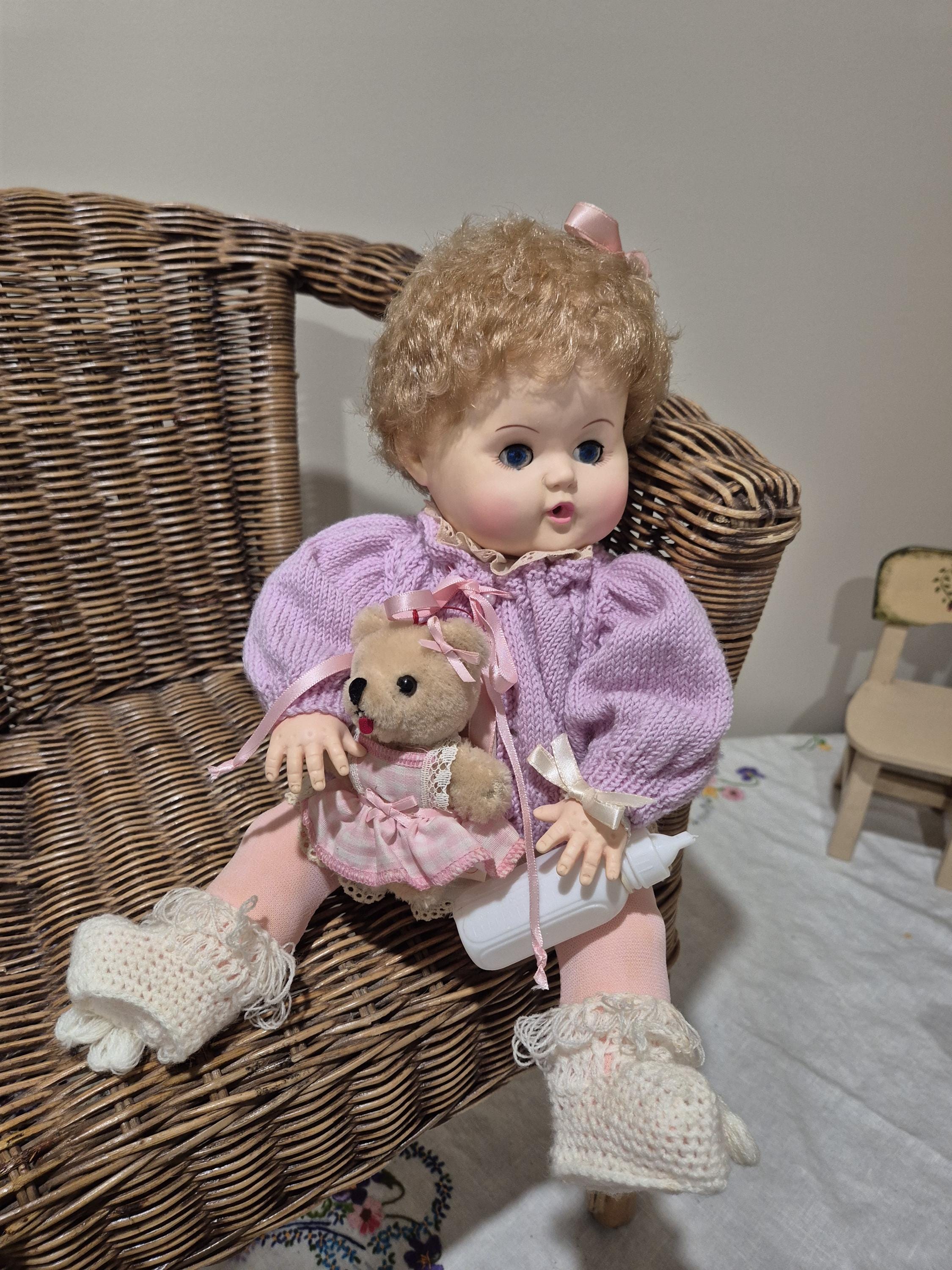 1960s EFFANBEE Reissued Vinyl 'dy-dee' Baby Doll With Curly Hair ...