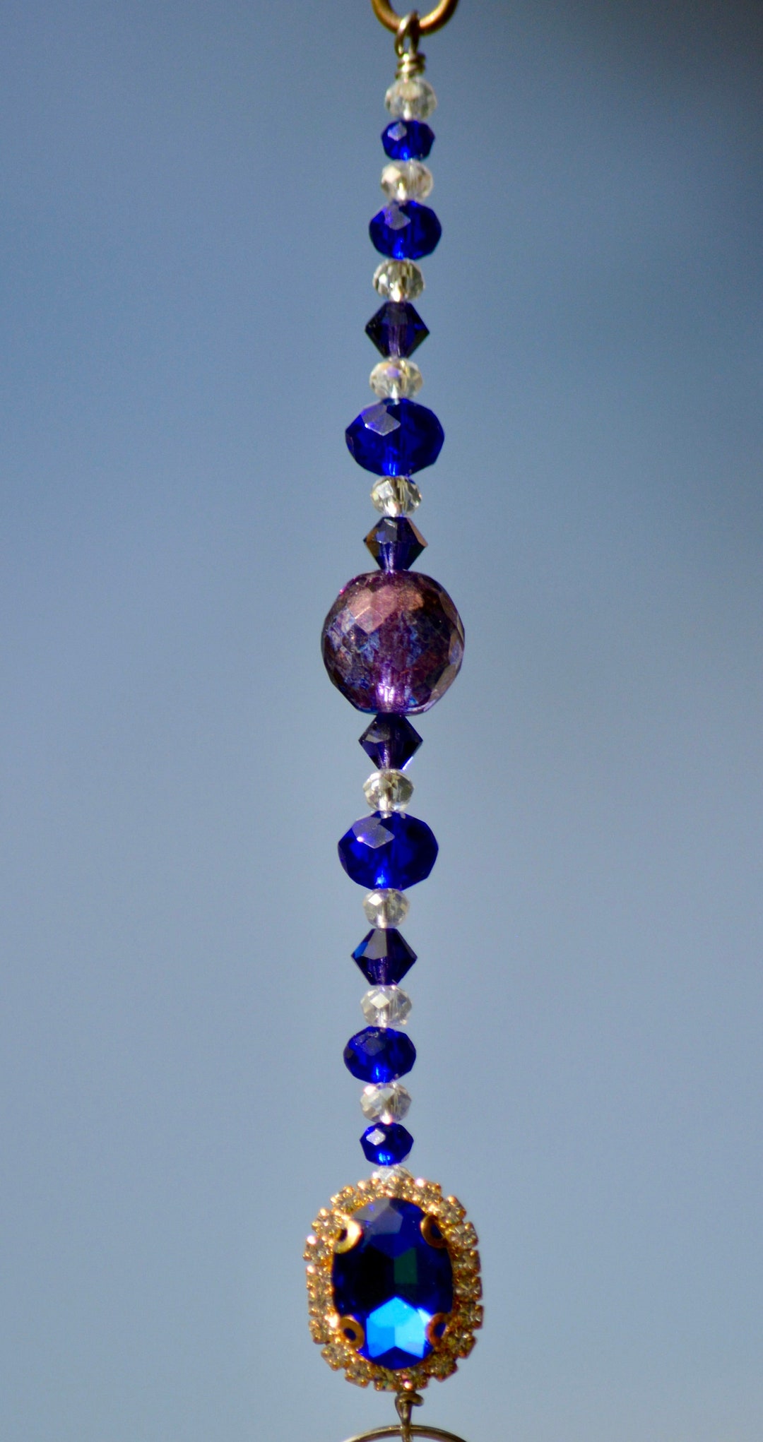 Crystal Hanger for Stained Glass Suncatcher or Stained Glass Panel ...