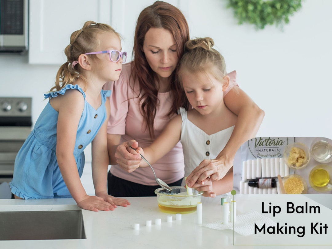 Organic DIY Lip Balm Making Kit for 20 Lip Balm Tubes - Etsy