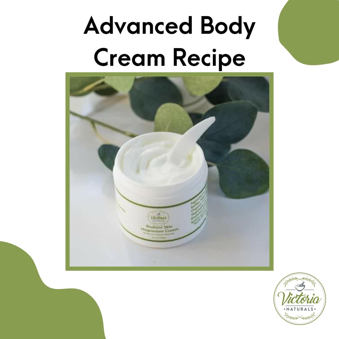 Body Cream Recipe - How to Make Advanced and Effective Body Lotion - Etsy