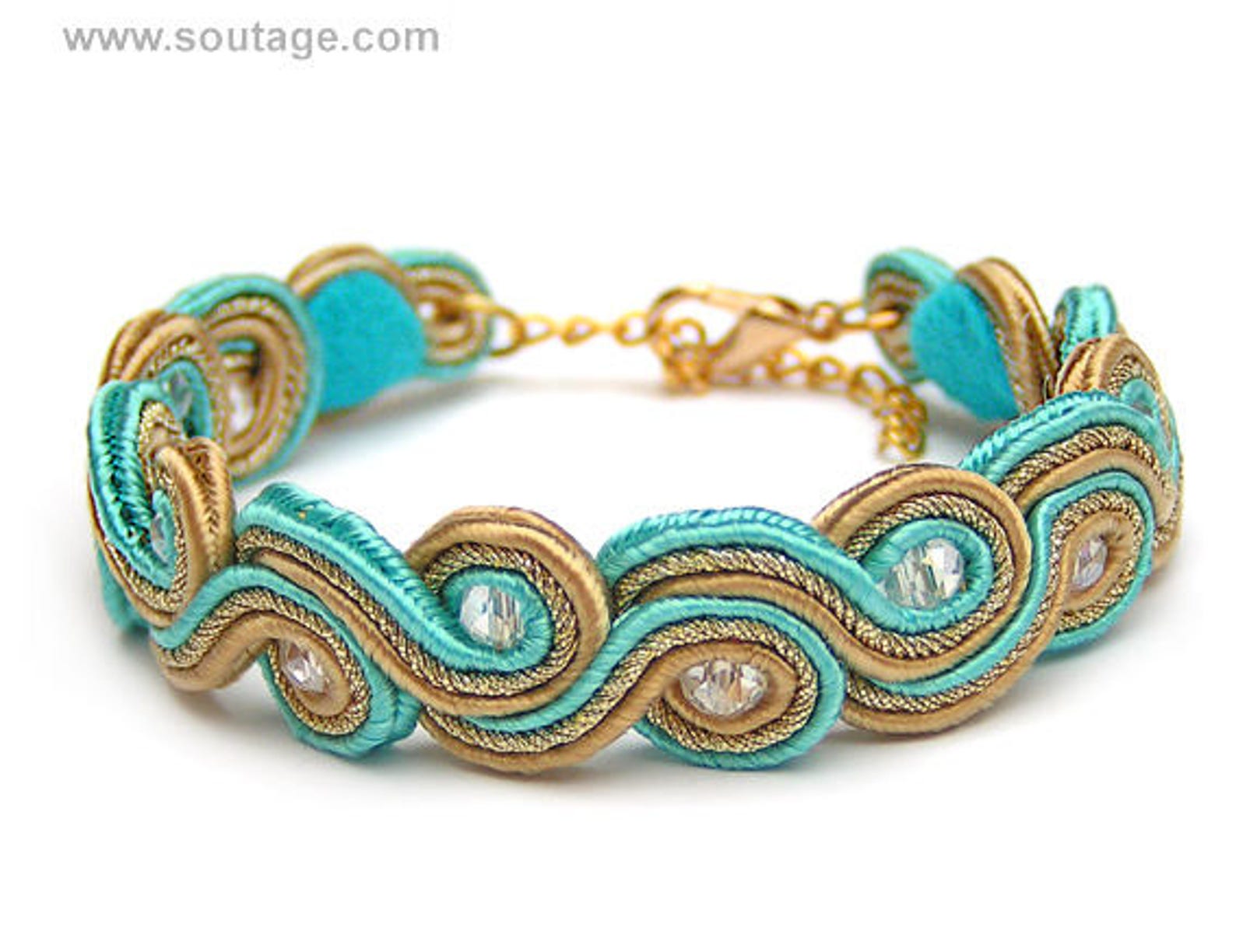 Beauty of Morning Soutache Set Soutache Necklace Soutache Earrings ...