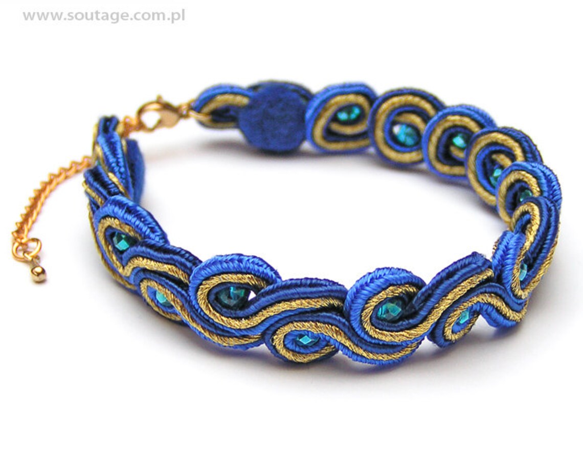 Beauty of Midnight Soutache Set Soutache Necklace Soutache Earrings ...