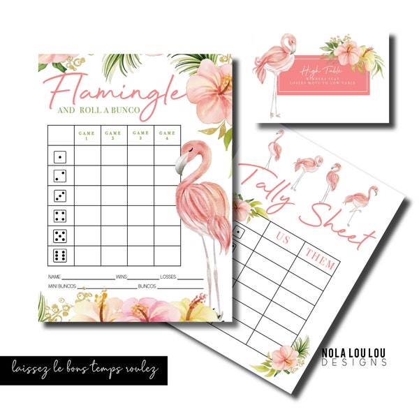 Flamingo Printable - Etsy