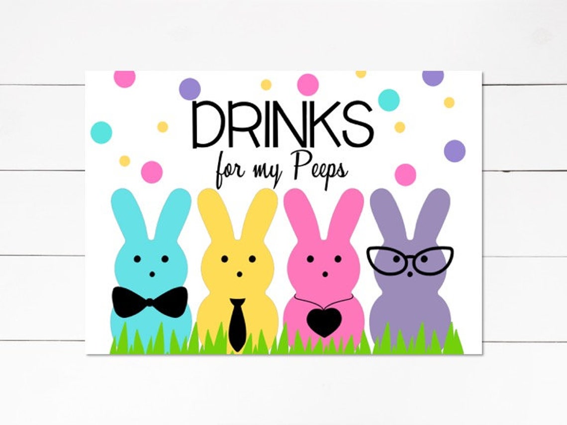 Printable Easter Party Sign Easter Egg Hunt Sign Bunny Sigh - Etsy