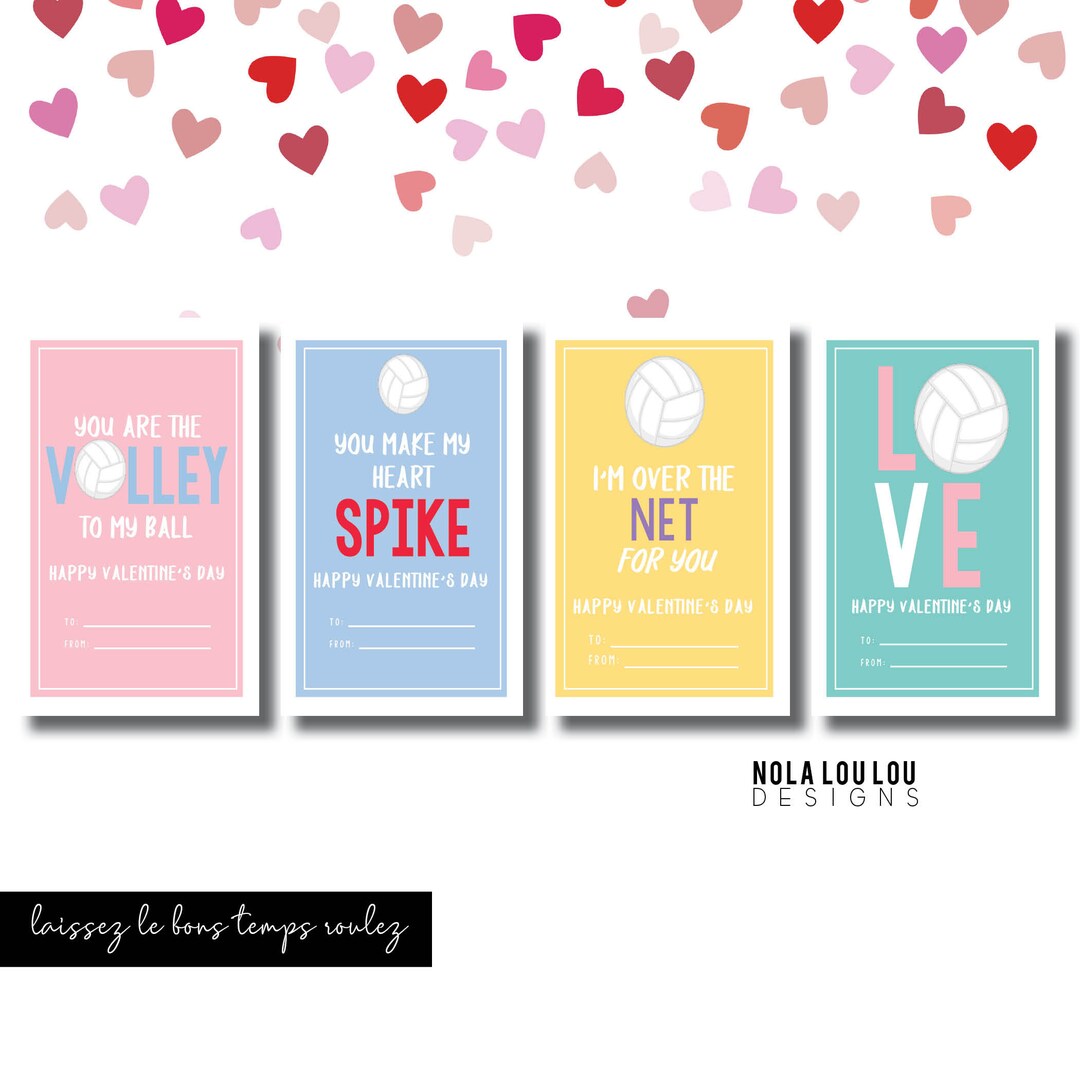 Instant Download Printable Valentine's Day Cards, Editable Classroom ...