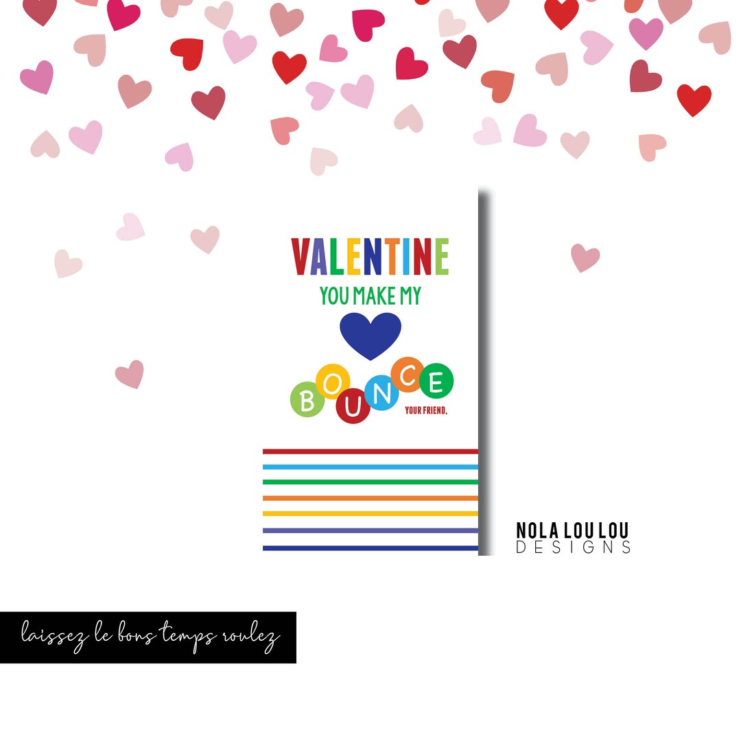 Instant Download Printable Valentine's Day Cards, Editable Classroom ...