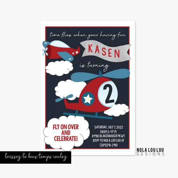 Helicopter Party - Etsy