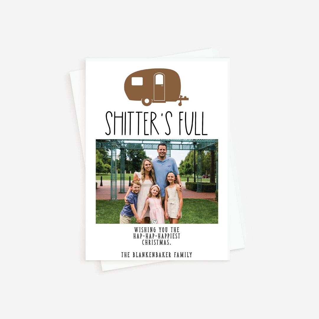 Corjl Hap Hap Happiest Christmas Card, Holiday Photo Card, Funny ...