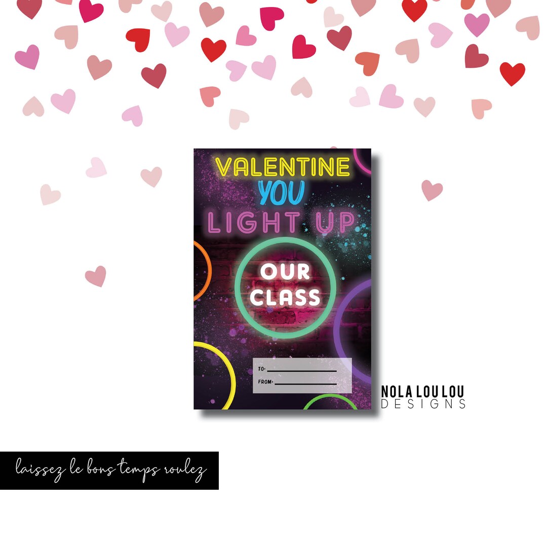 Instant Download Printable Valentine's Day Cards, Editable Classroom ...