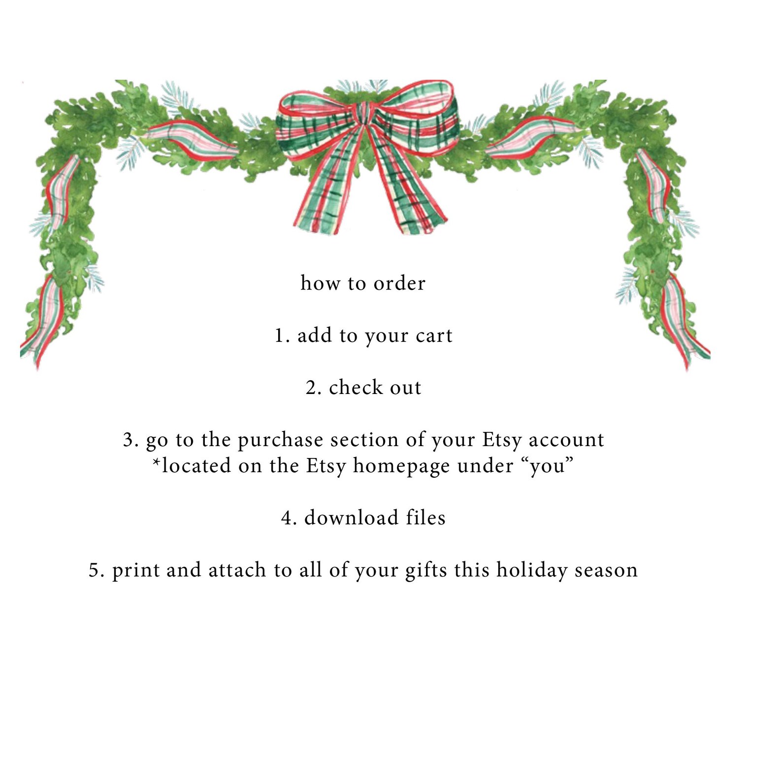 Instant Download Christmas Era Gift Tags, Printable Christmas Gift Tags ...