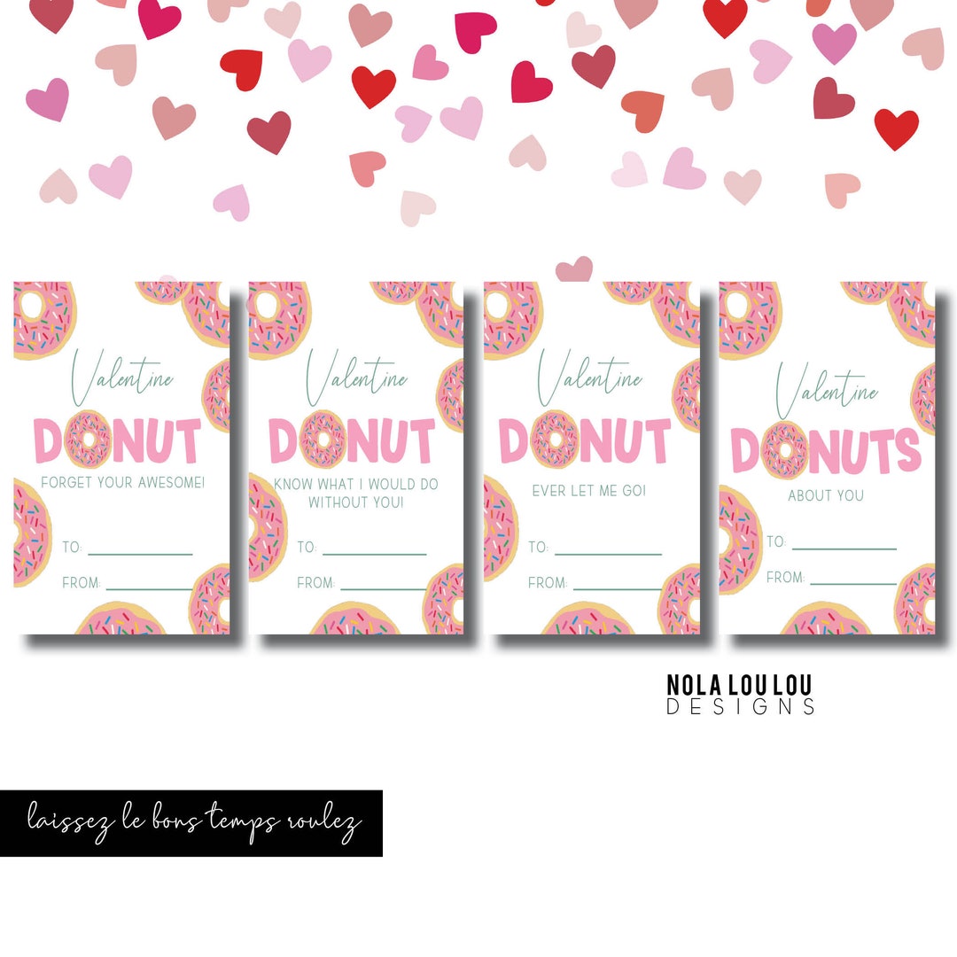 Instant Download Printable Valentine's Day Cards, Editable Classroom ...