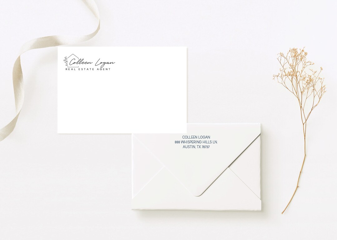 Personalized Realtor Stationery: Custom Real Estate Thank You Notes - Etsy