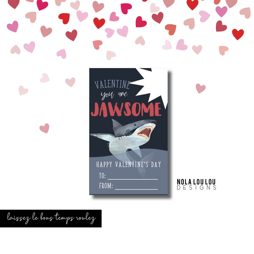Instant Download Printable Valentine's Day Cards, Editable Classroom ...