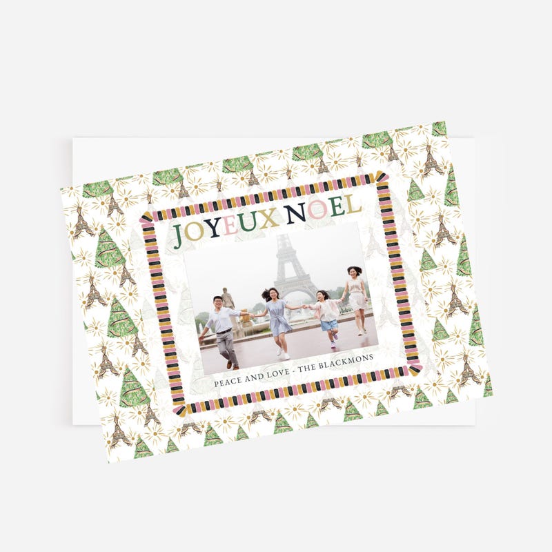 Joyeux Noel Card - Etsy