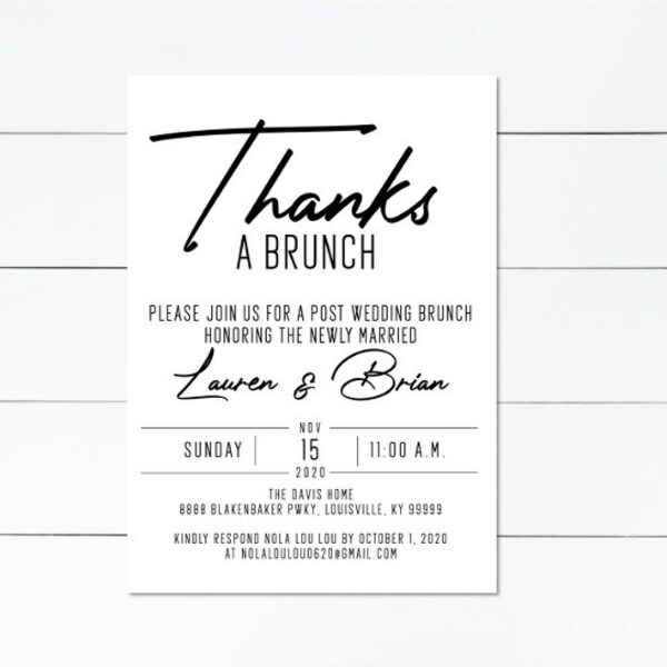 Farewell Breakfast Invitation - Etsy