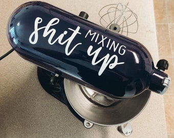 Stand Mixer Decal - Etsy