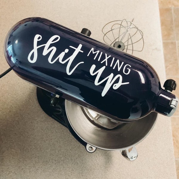 Decal for Mixer - Etsy