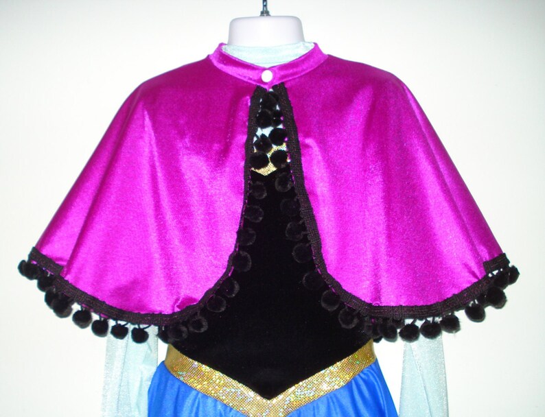 ALL SIZES Princess Anna Inspired Cape Cloak Frozen Pink Cape - Etsy