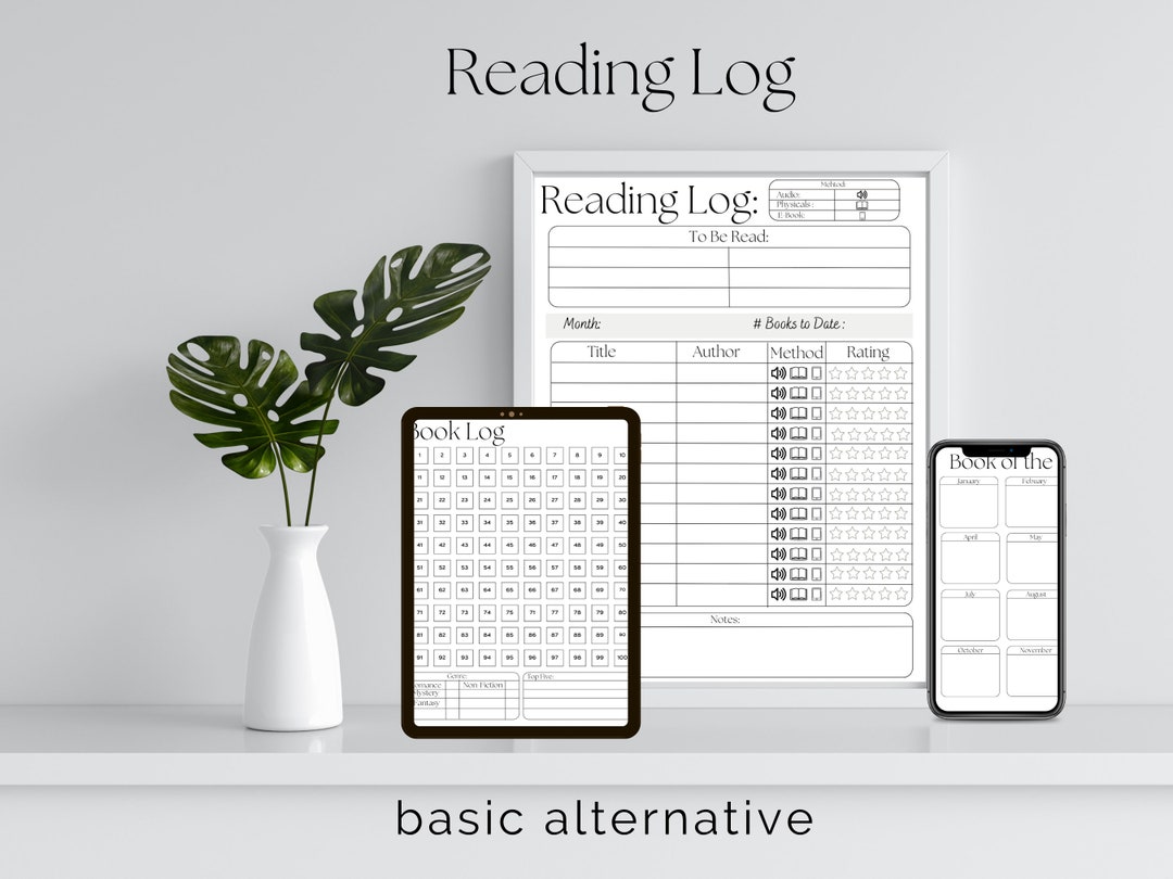 Reading Log Printable Reading Tracker Books I've Read Book Review Book ...