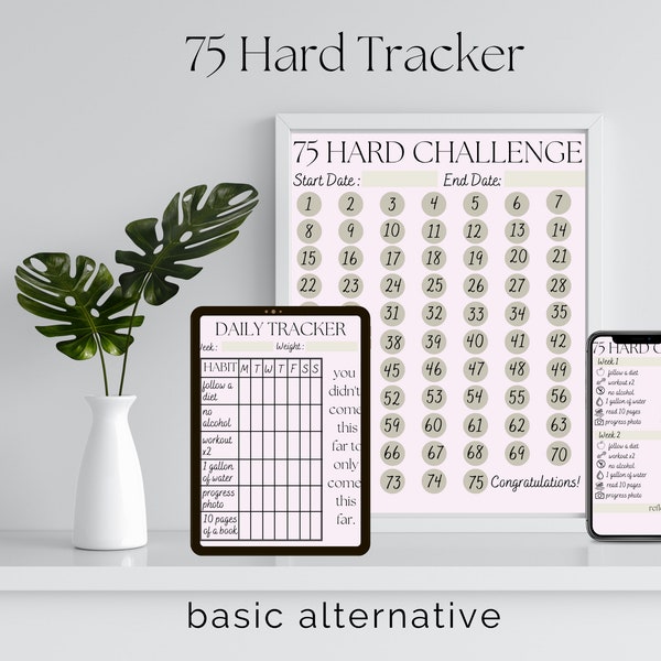 75 Hard Printable - Etsy
