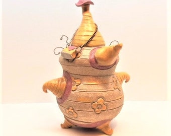 Funky pottery | Etsy